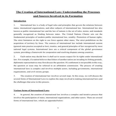 What is International Law? | PPT