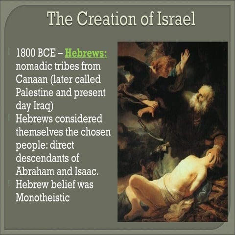 The creation of israel 2 | PPT