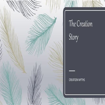 The Creation Story | PPTX