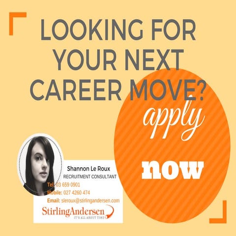 Looking for your next career move? | PPT
