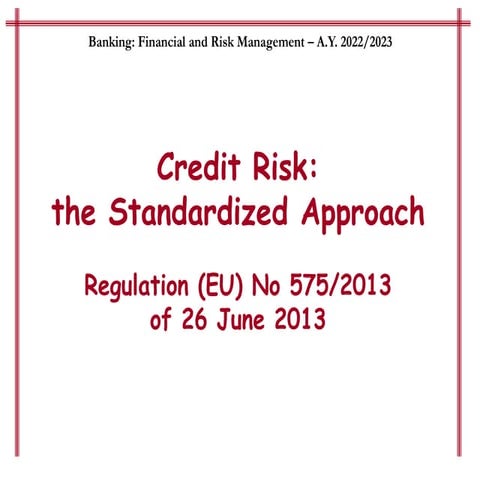 The Credit Risk the Standardized Approach.pdf