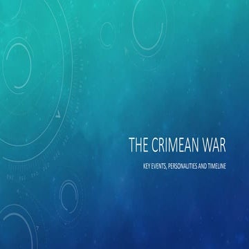 The crimean war key events AS History - Bhasvic | PPTX