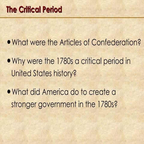 The critical period | PPS