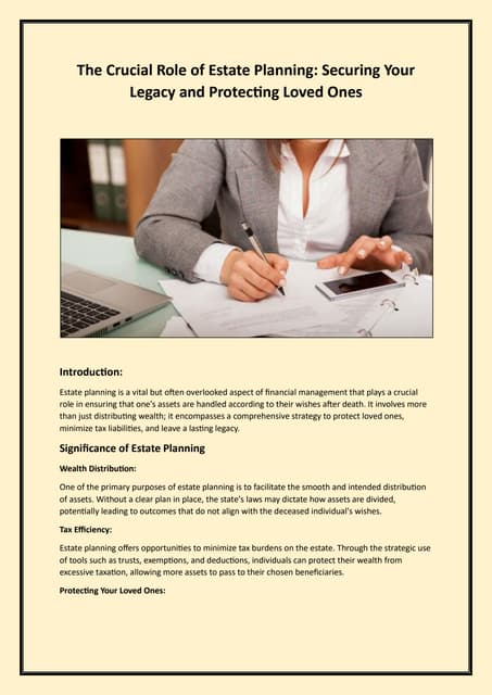 Estate Planning Explained | PDF