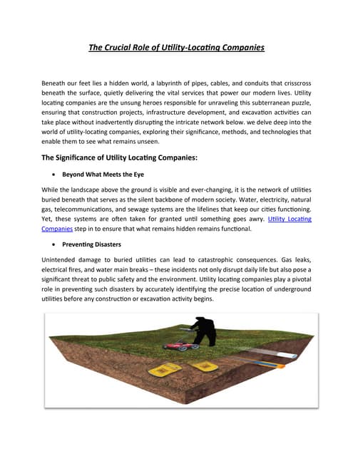 A Comprehensive Guide To Effective Utility Management.pptx | Civil ...