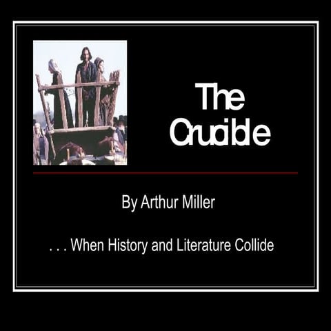 The crucible | PPT