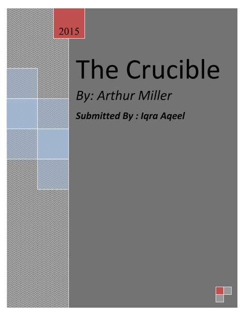The crucible | PPT