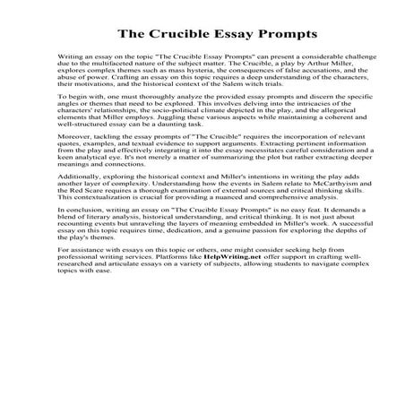 The Crucible Essay Prompts.pdf