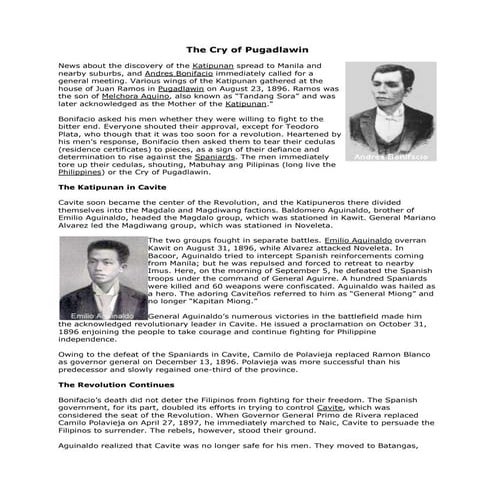 The revolution of 1896 | PPTX
