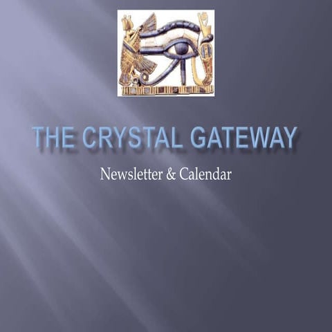 The crystal gateway | PPT