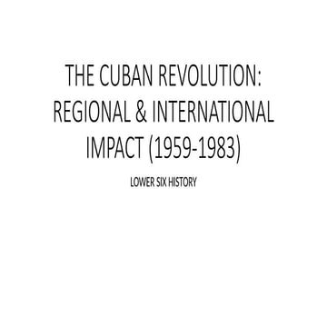 The Cuban Revolution | PPT