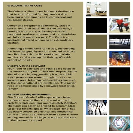 The Cube Factsheet | PPTX