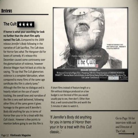 The Cult - Magazine Review | PPT