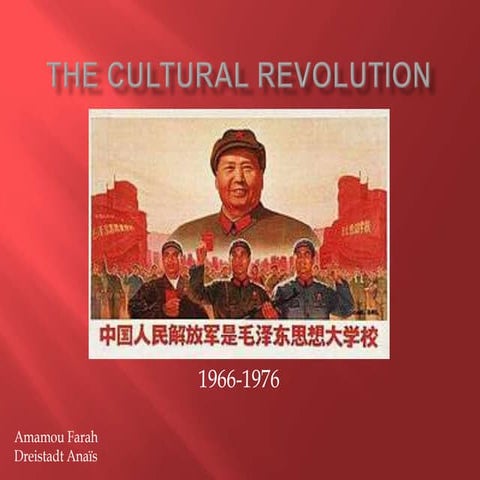 The cultural revolution ppt | PPTX