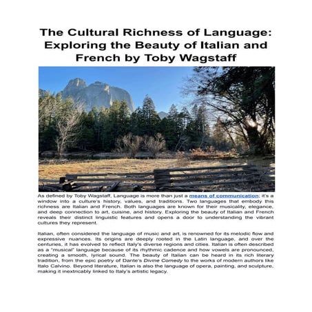 The Cultural Richness of Language_ Exploring the Beauty of Italian and ...