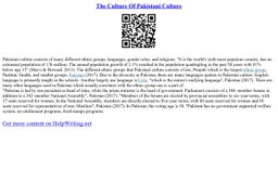 Report on diiferent castes in pakistan | PDF