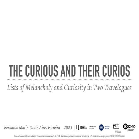 The Curious and their curios - presentation | PDF