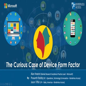 The Curious Case of Device Form Factor | PPT