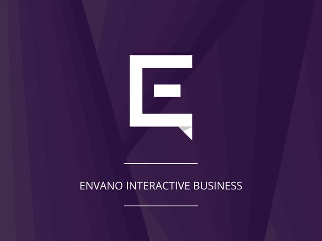 Who Is Envano Ppt