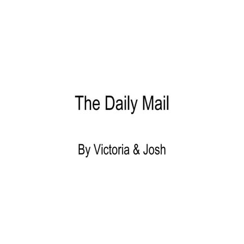 The daily mail | PPT