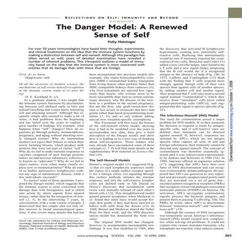 The Danger Model | PDF