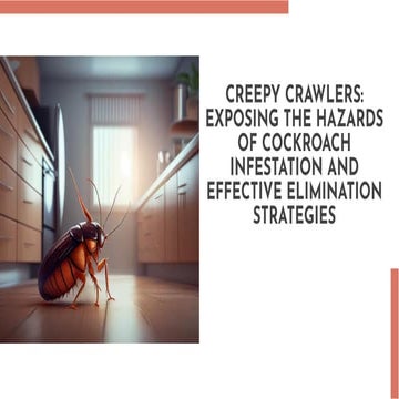 The Dangers of Cockroach Infestation and How to Eliminate Them.pdf | Infectious Diseases ...