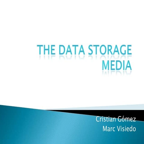 The data storage media (2) | PPT