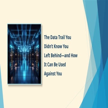 Your Data Trail Could Be a Hidden Risk - VDR | PPTX