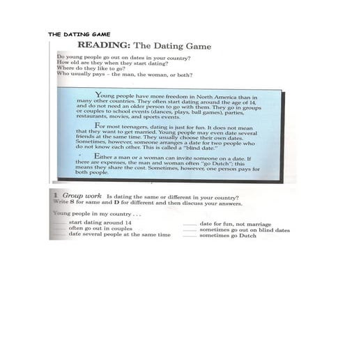 The Dating Game | DOC