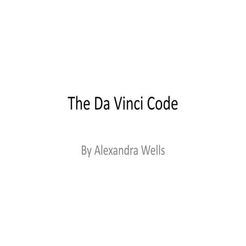 The da vinci code | PPTX