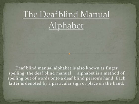 ABC Sign Language Alphabet | PPT