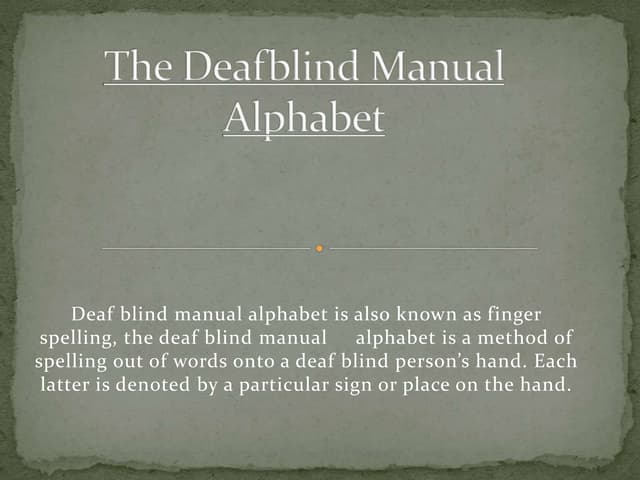 ABC Sign Language Alphabet | PPT