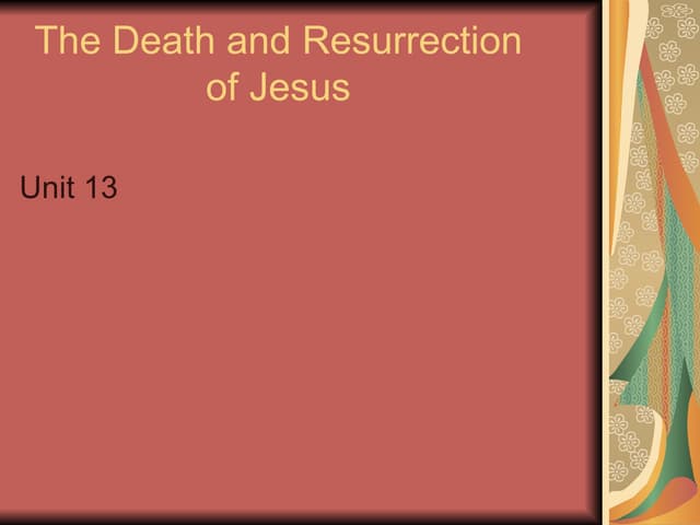 Life of Jesus Christ | PPTX