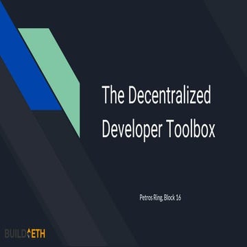 Architecture ethereum dapp | PPTX