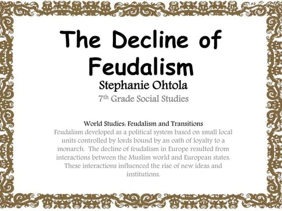 Feudalism | PPT