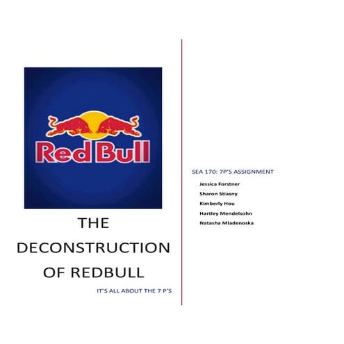 The Deconstruction of Red Bull (7 P's) | PDF