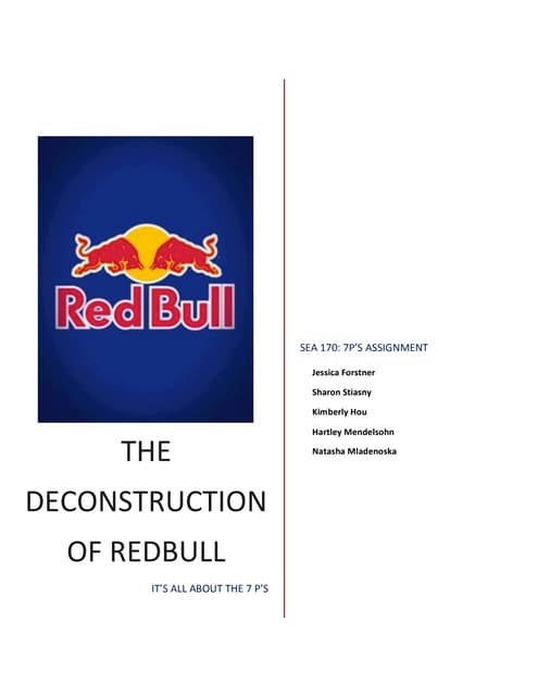 production and opreation(pom) on redbull | DOCX