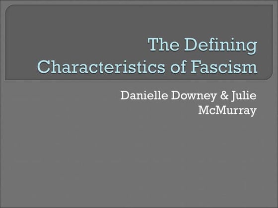 Fascism =) | PPT