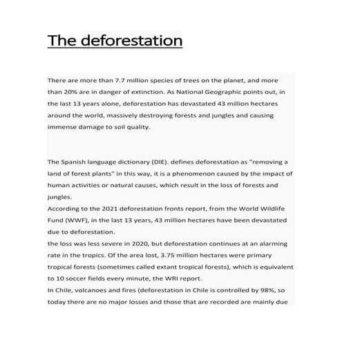 The deforestation.docx