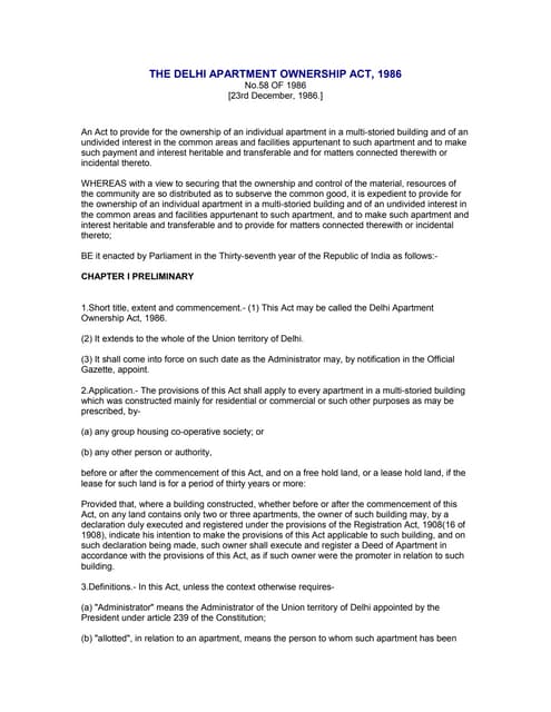 Model Bye-Laws for Uttar Pradesh Apartment Owners Assocations | PDF ...