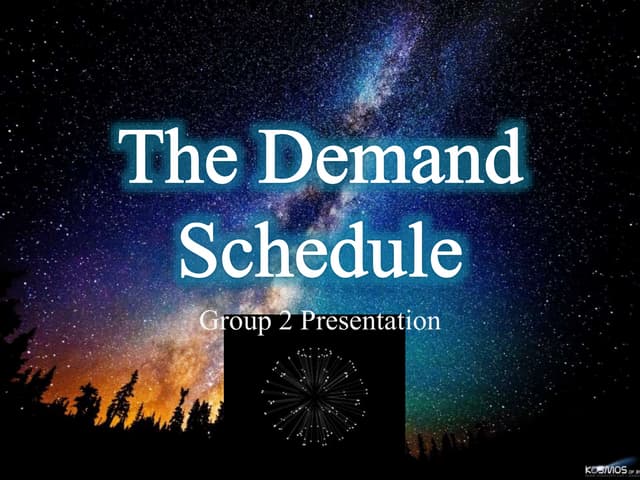 DEMAND ,TYPES AND IT'S FUNCTIONS | PPTX