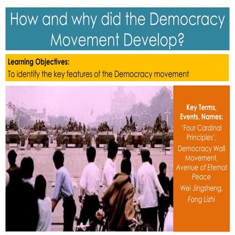 The Democracy Movement | PPTX