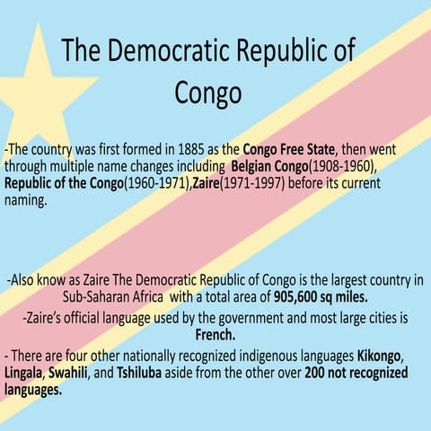 The democratic republic of congo | PPTX