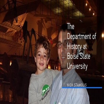 The Department of History at Boise State University | PDF