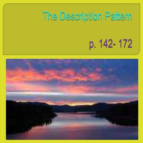 The description pattern | PPTX