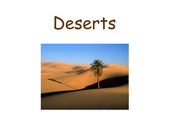 Sahara desert | PPT