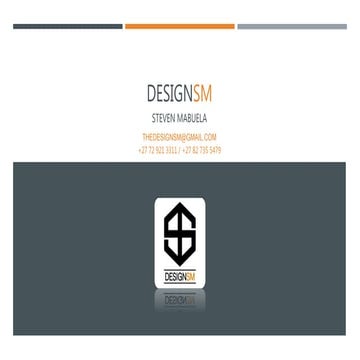 The Designsm Portfolio | PPTX