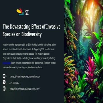 The Devastating Effect of Invasive Species on Biodiversity.pptx