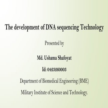 The development of DNA sequencing Technology.pptx