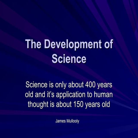 The development of science | PPT